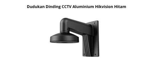 Dudukan Dinding CCTV Aluminium Hikvision Hitam - Pasang CCTV Murah Jakarta